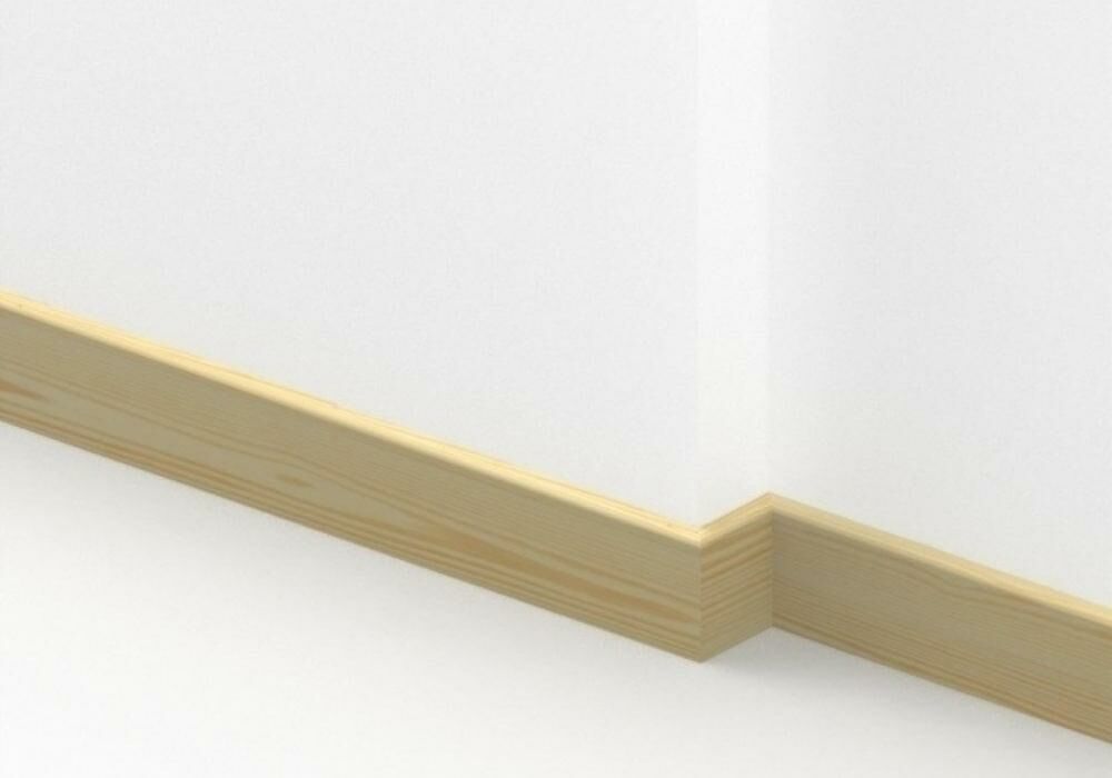 Houten plinten in eik, grenen, es of witte plinten in MDF | BELAT parket